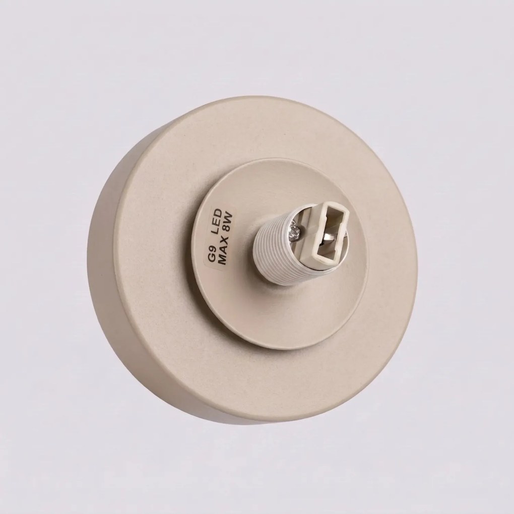 Sollux Lighting Nástěnné svítidlo YOLI 1 taupe s vypínačem