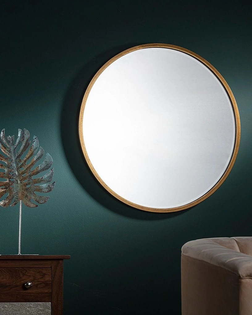 Zrcadlo Vento Gold průměr 80cm
