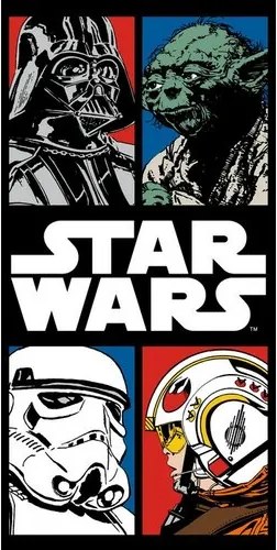 Jerry Fabrics Osuška Star Wars komiks, 70 x 140 cm