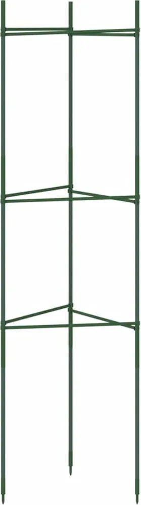 Podpěrné klece pro rajčata 4 ks 116 cm ocel a PP 3281483
