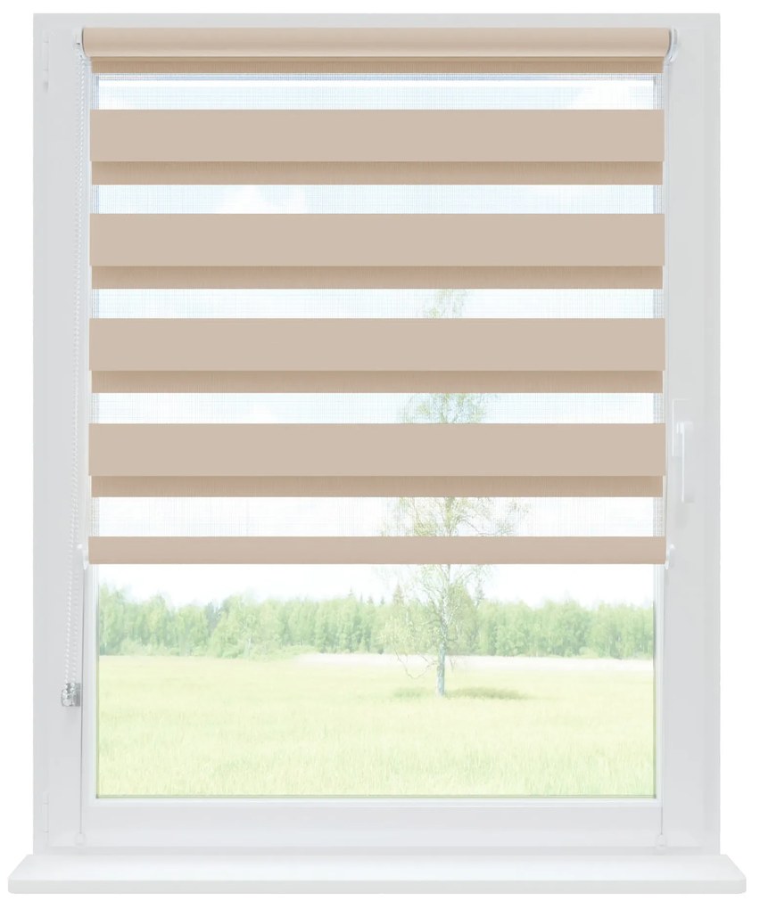 Roleta Den Noc neinvazivní soft Ecru 36x220 cm