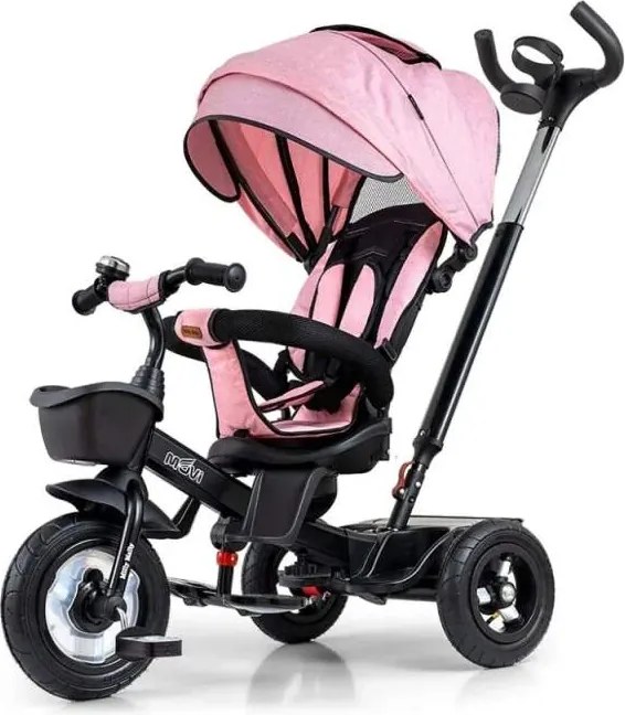 Dětská tříkolka Milly Mally Movi black-pink