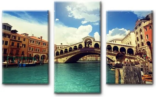 3-dílný obraz - Benátky