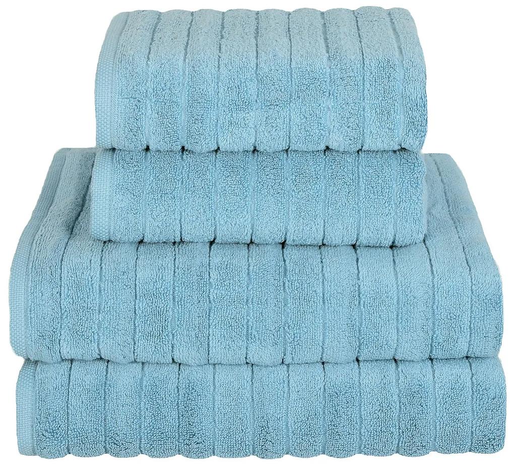 Forbyt mikrofroté ručník MIKRO DELUXE, modrý, 50x95cm