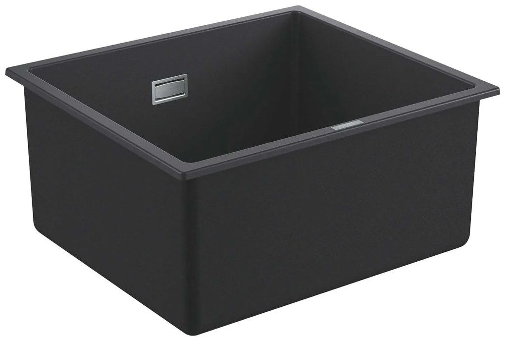 Grohe - Kompozitní dřez K700 s odtokem, 46x41 cm, granitová černá 31653AP0