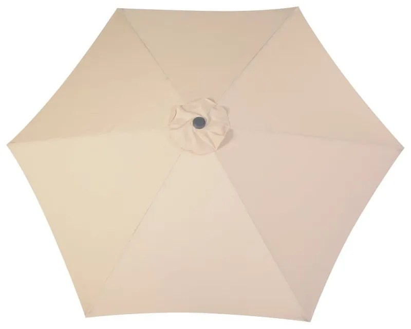 Béžový slunečník ø 300 cm Roja - Rojaplast