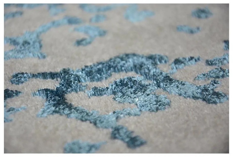 Luxusní kusový koberec akryl Dona modrý 80x150cm