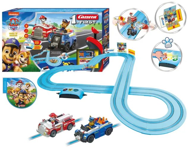 Závodní dráha Carrera First 20063058 Paw Patrol- Race 'N' Rescue 3,5m