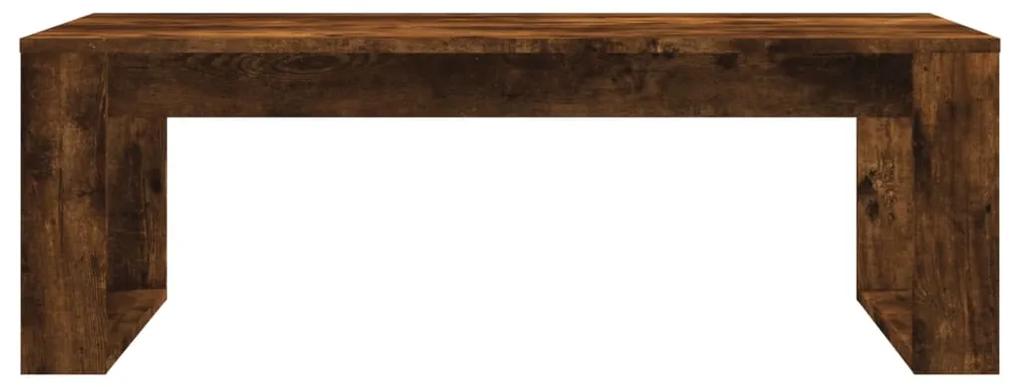 Konferenční stolek kouřový dub 102x50x35 cm kompozitní dřevo - Default Title