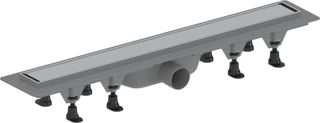 Polysan - Podlahový žlab Flido 71 cm s roštem, pro vložení do dlažby, nerez 73672