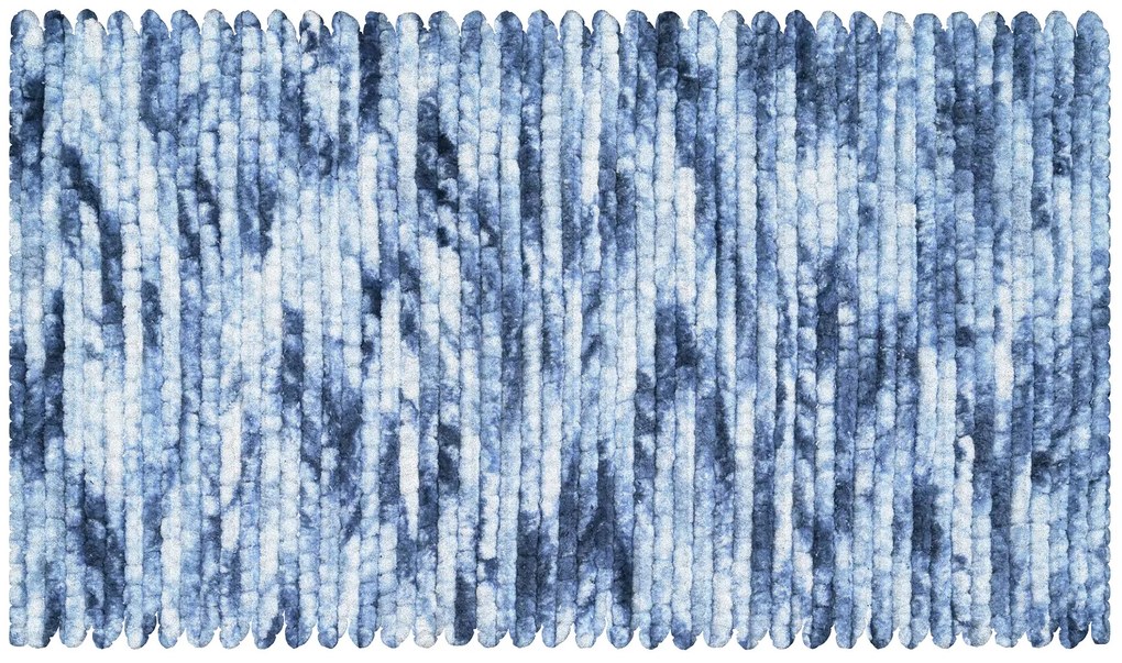 GRUND LEONIE - Koupelnová předložka modrá Rozměr: 65x115 cm