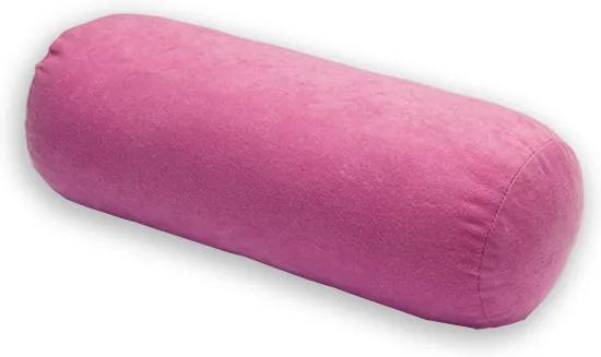 Relaxační polštář - válec růžový