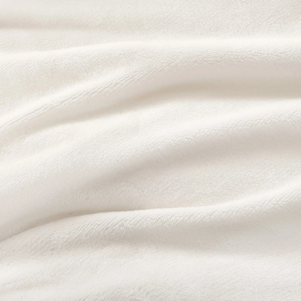 Goldea mikroplyšové elastické prostěradlo deluxe - slonová kost 180 x 200 cm