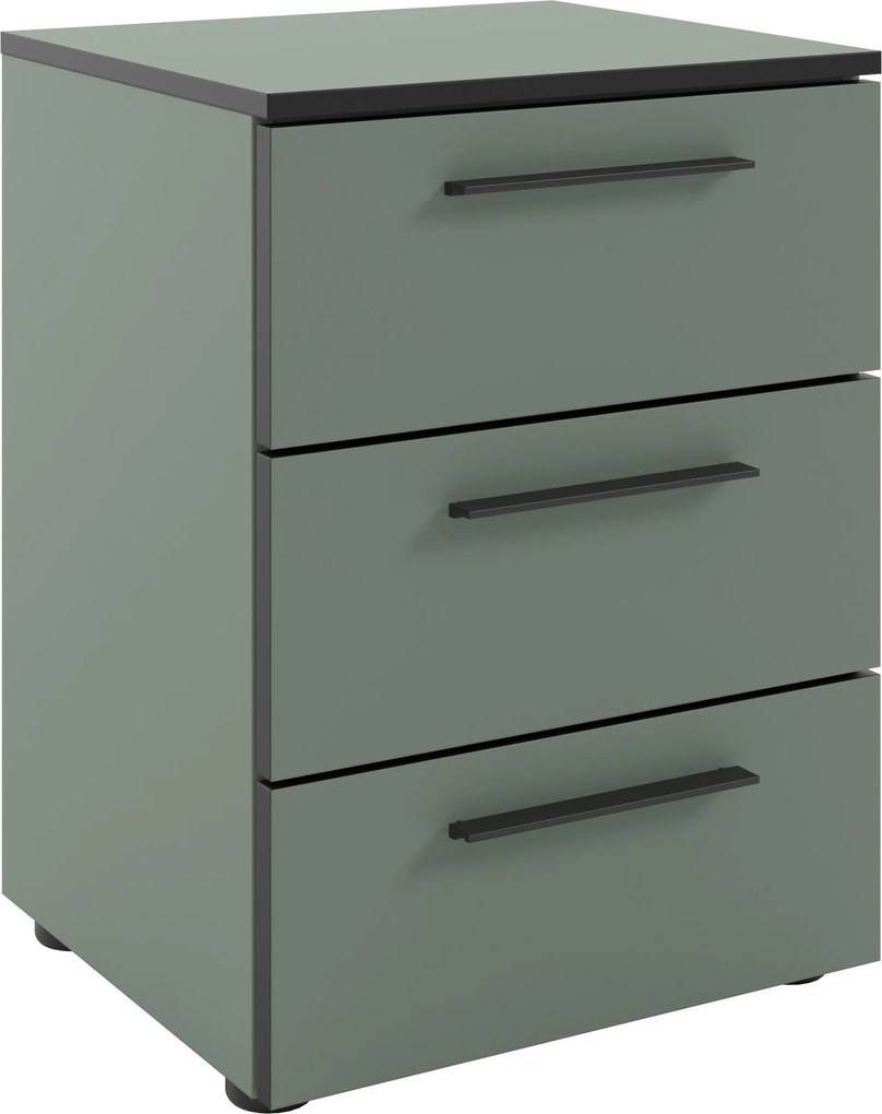 XXXLutz NOČNÍ STOLEK, rákosová zelená, 45/61,4/40 cm - 001724000421