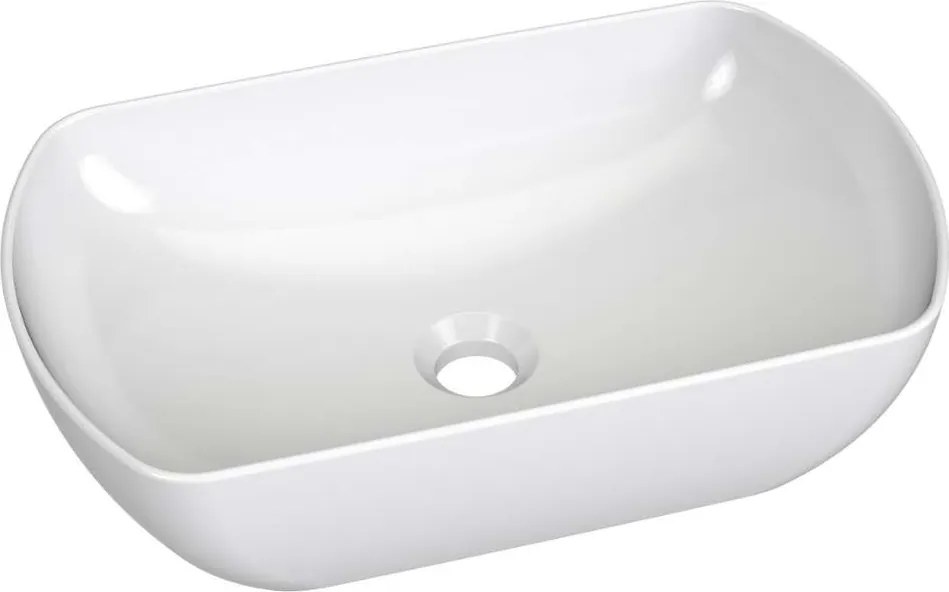 Ravak Uni Slim - Umyvadlo, 50x31 cm, bez přepadu, bez otvoru pro baterii, bílá XJX01150004