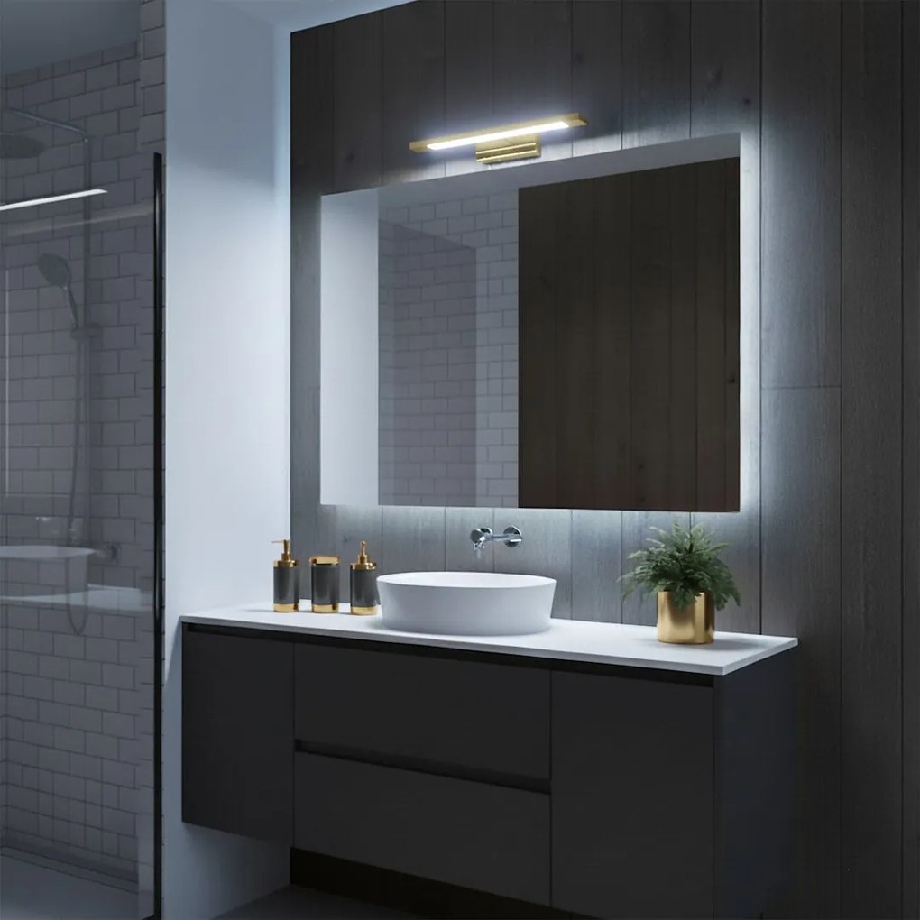 Nástěnné LED svítidlo Klimt, 1x LED 8w, 3000-6000k, (40 cm), g