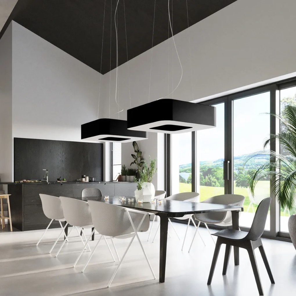Sollux Lighting Lustr URANO 80 černý