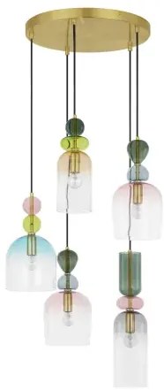 Retro lustr Murano 51.7 Barevné