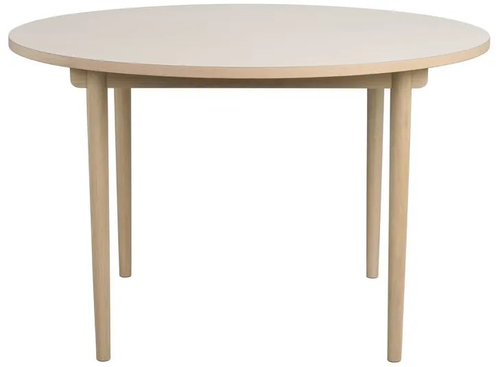 ROWICO Jídelní stůl FAIRMOUNT světlý ⌀120 cm