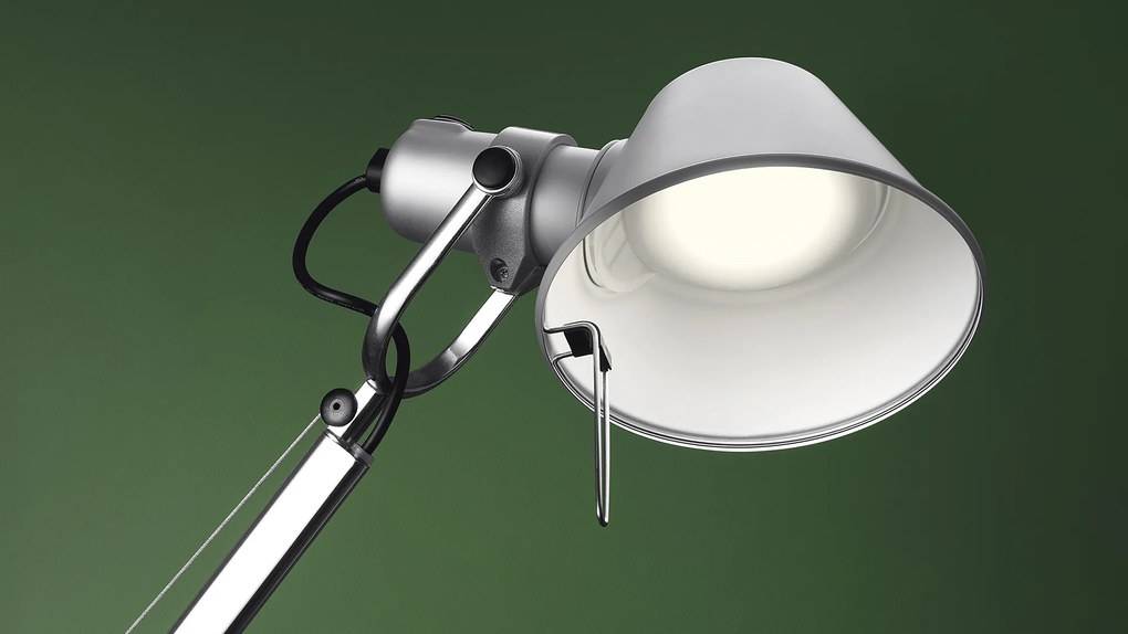 Artemide Tolomeo Midi Tavolo LED, designová stolní lampa, 9W LED 3000K, hliník, 100cm