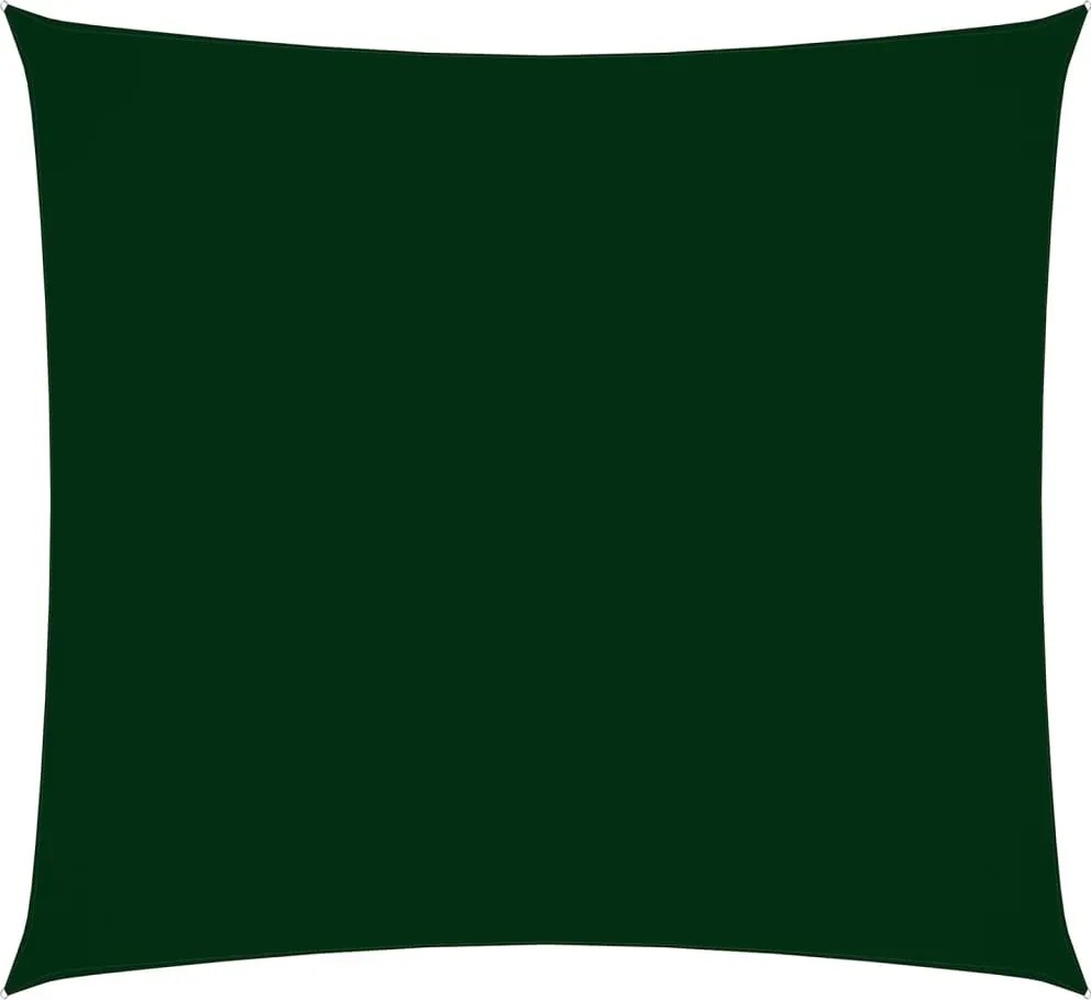vidaXL Stínící plachta oxfordská látka čtvercová 3,6 x 3,6 m [42302] Barva: Tmavě zelená