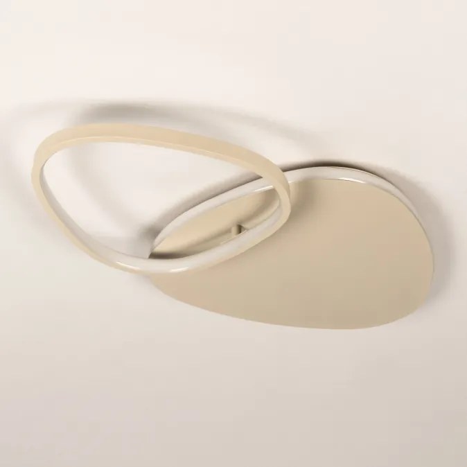 Stropní stmívatelné LED svítidlo Organic Taupe 40