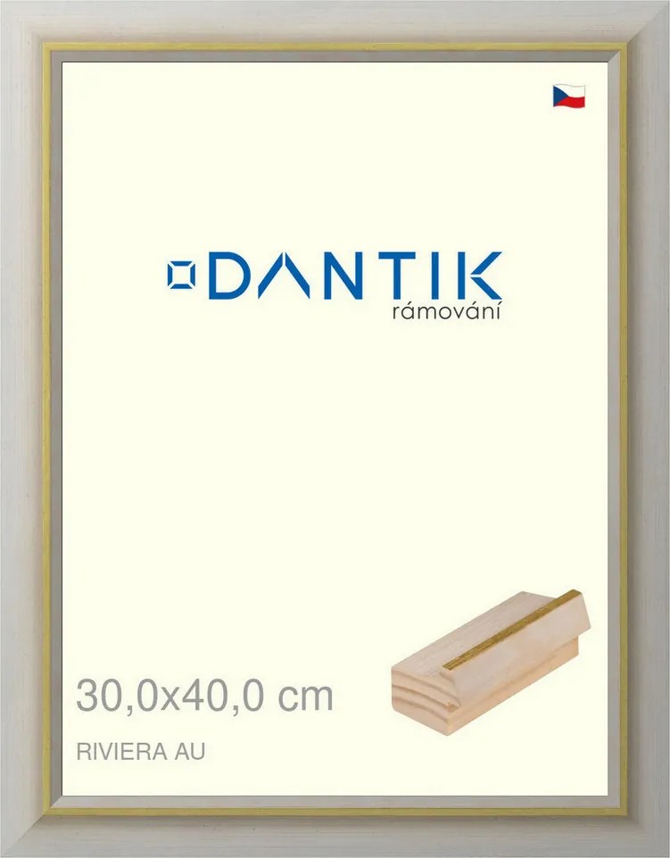 DANTIK rámeček 30x40 | RIVIERA AU (Plexi Čiré)