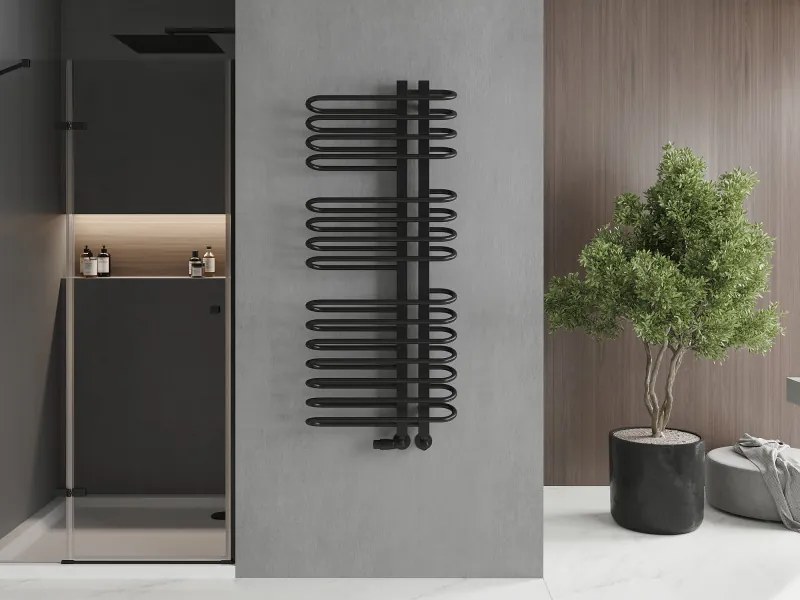 Mexen Ops topné těleso 1300 x 550 mm, 694 W, černá, W122-1300-550-00-70