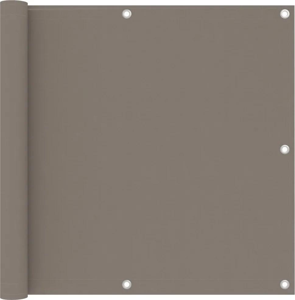 vidaXL Balkónová zástěna 90 x 600 cm oxfordská látka [42335] Barva: Antracitová a bílá