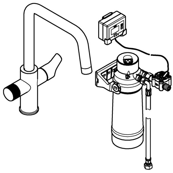 GROHE 30594000 - Dřezová bat. BLUE PURE Start s filtrační funkcí Ultrasafe chrom
