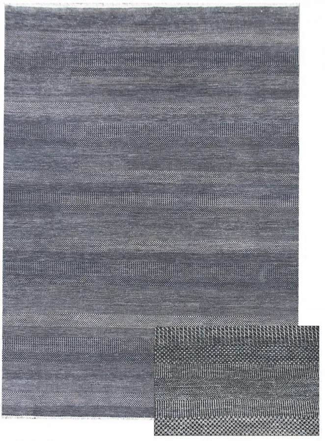 Hans Home | Ručně vázaný kusový koberec Diamond DC-MCN Dark blue/silver - 365x550