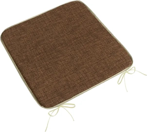 Bellatex Sedák LADA hladký 40x40 cm Hnědá