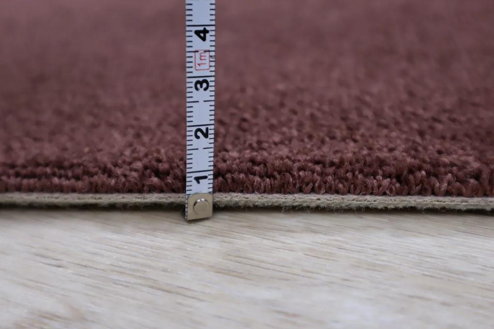 Lano - koberce a trávy Neušpinitelný kusový koberec Nano Smart 302 vínový - 300x400 cm