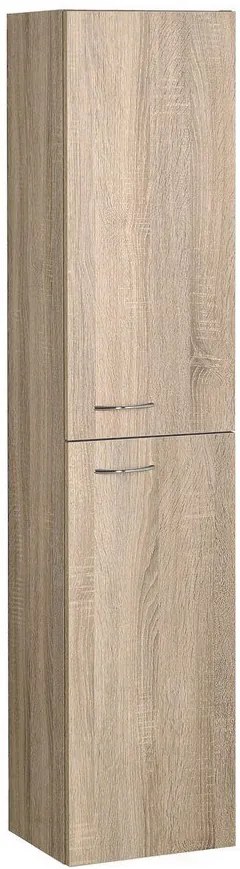 Aqualine Aqualine, ZOJA/KERAMIA FRESH skříňka vysoká 30x140x20cm, dub platin, 51157