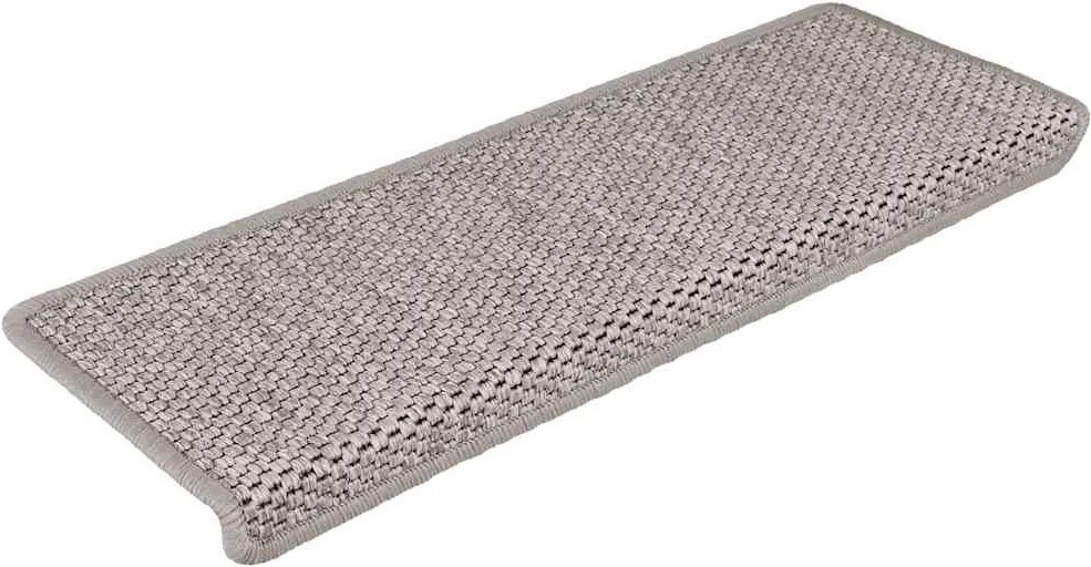 Samolepící nášlapy na schody vzhled sisal 15 ks 65x21x4 cm 326883