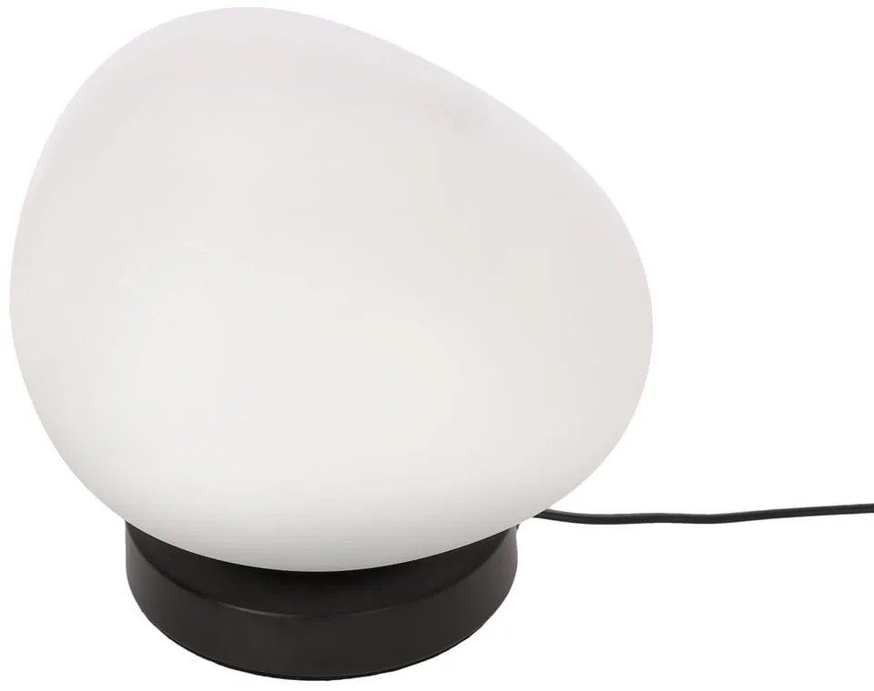 Černo-bílá stolní lampa (výška 19 cm) Stones – Candellux Lighting