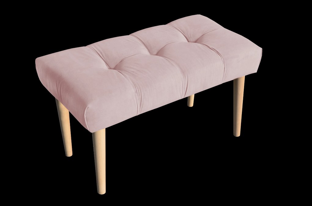 Eka Lavice Skam 80x40 cm Barva látky Trinity: Černá (Trinity 2316)