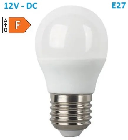 Diolamp SMD LED žárovka matná Special Voltage Ball P45 5W/12V-DC/E27/3000K/440Lm/180°