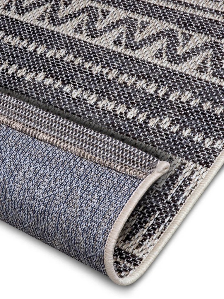 Hanse Home, Kusový koberec Clyde 105906 Loto Grey Beige – na ven i na doma, 190x290, šedá, chodba / předsíň