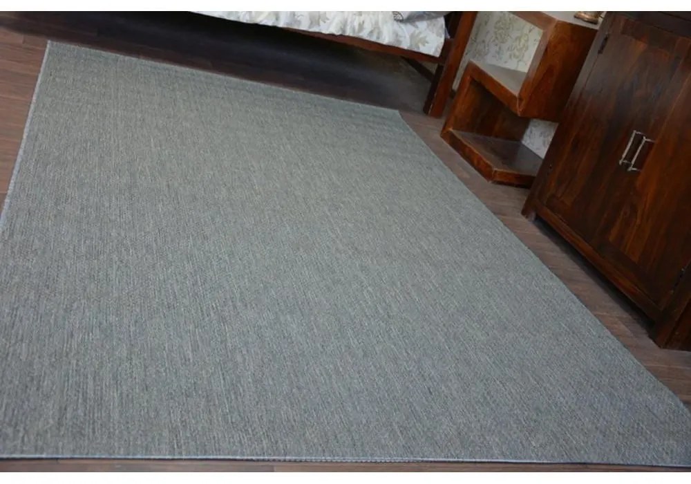 Kusový koberec Flat antracitový 80x150cm