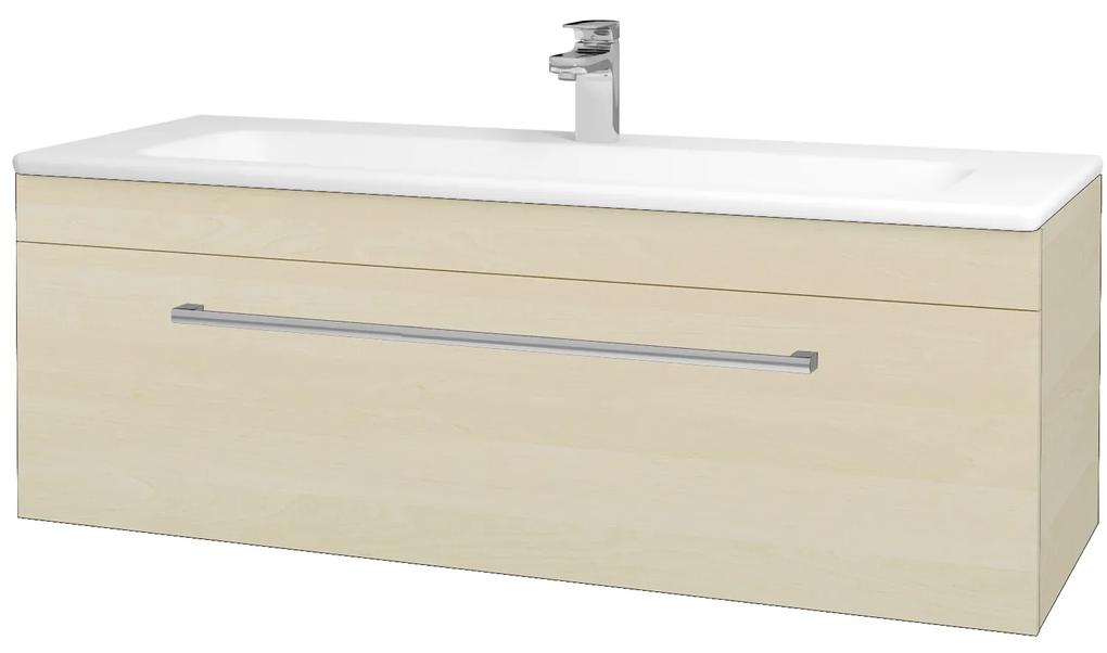 Dřevojas Koupelnová skříň ASTON SZZ 120 Varianta: N01 Bílá lesk / Úchytka T01 / D09 Arlington