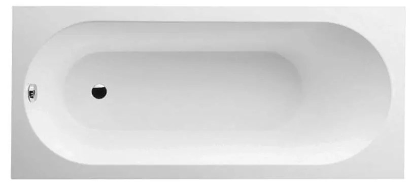 Villeroy & Boch Oberon - Vana Solo 170x75x45 cm, Quaryl, bílá UBQ170OBE2V-01