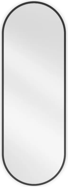 Mexen Loft oválné koupelnové zrcadlo 100 x 35 cm, černý rám - 9851-100-035-000-70