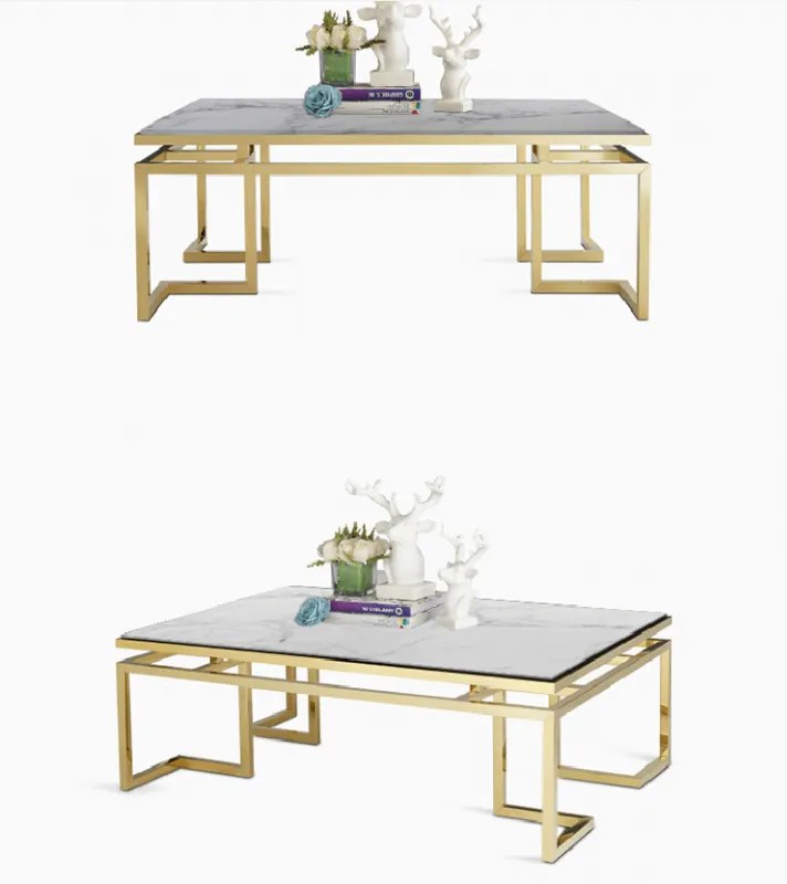 Konferenční stolek CASSIA Zlatá