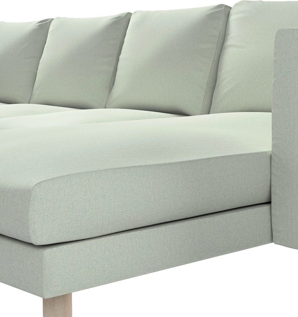 Potah na pohovku IKEA Norsborg 4-místná se šezlongem barva modrá látka pletený vzor