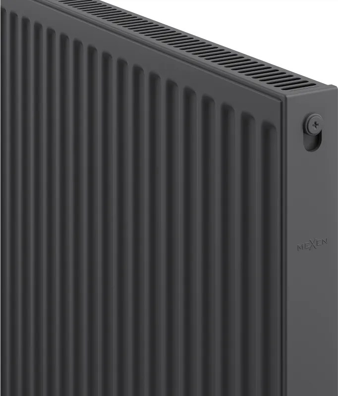 Mexen C11, panelový radiátor 300 x 800 mm, boční připojení, 391 W, antracitová, W411-030-080-66
