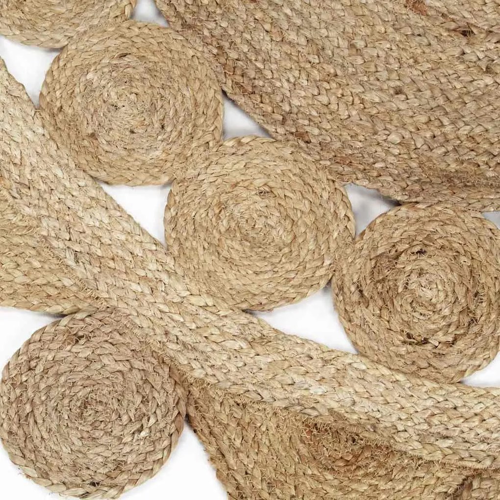 Ručně vyrobený koberec ze splétané juty 90 cm 133713