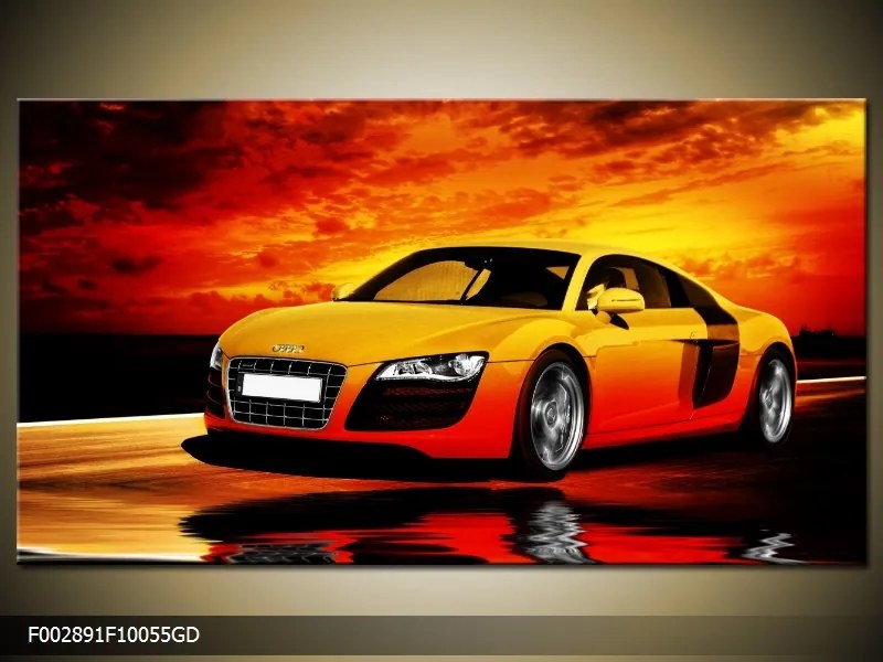 Obraz žluto oranžového Audi  (), 40 dalších rozměrů