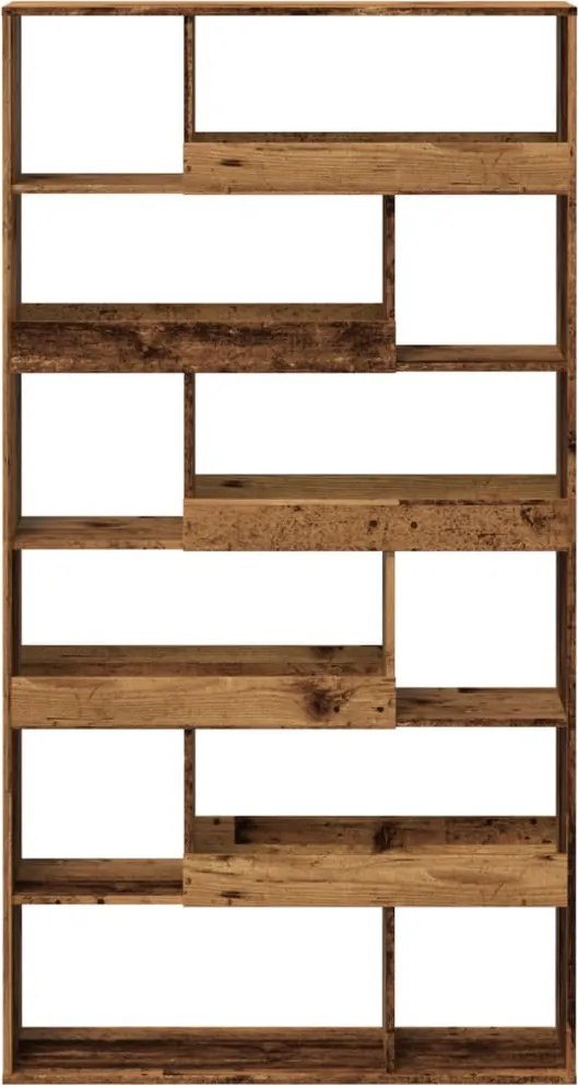 Knihovna old wood 100 x 33 x 187,5 cm kompozitní dřevo 3309355