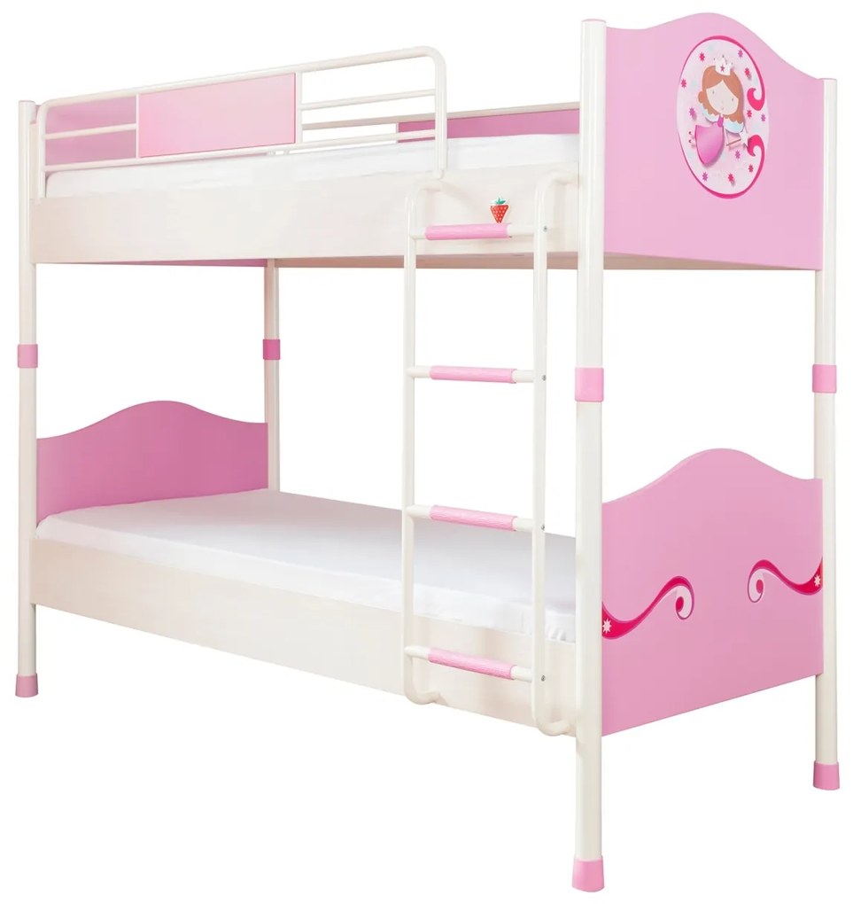 ČILEK - Dětská patrová postel 90x200 cm SL Princess